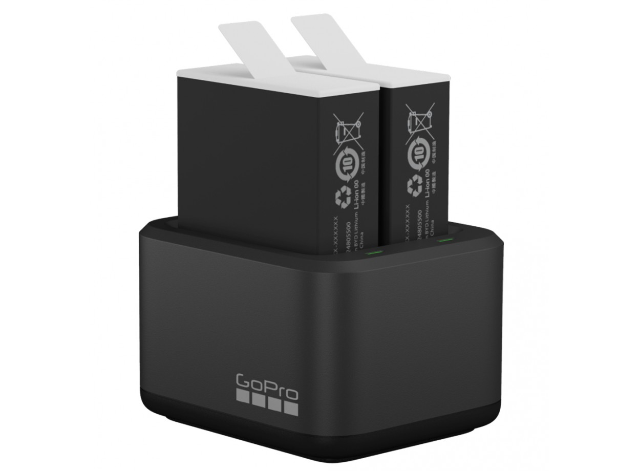 Bộ 2 pin + sạc đôi GoPro Enduro HERO9/10 Black (ADDBD-211)