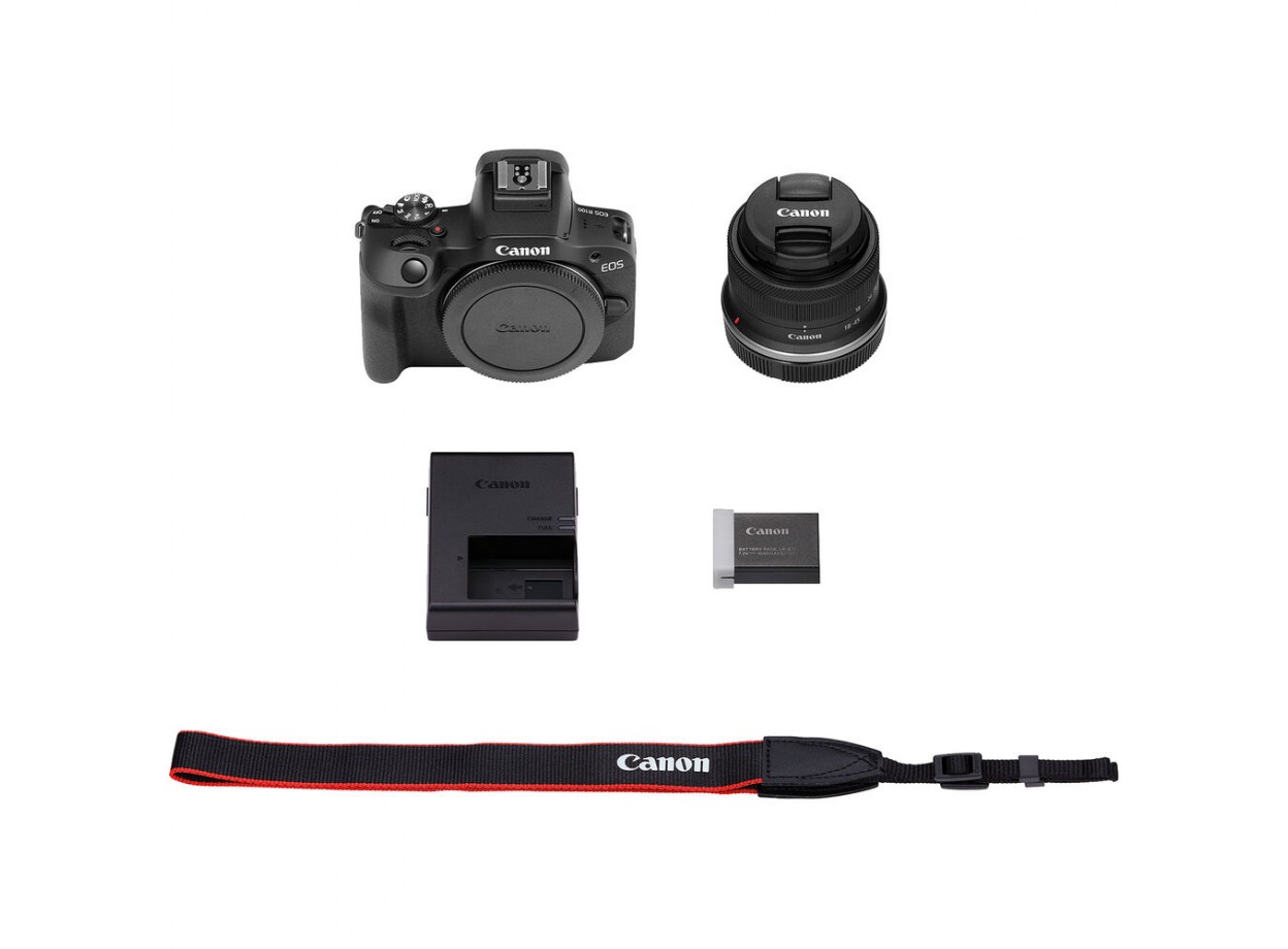 Canon R100 +Kit 18-45mm Chính hãng Giá tốt - Trả góp 0%