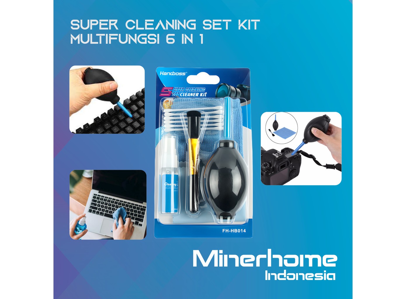 Bộ vệ sinh Handboss Super Cleaning Set Cleaner Kit 6 in 1